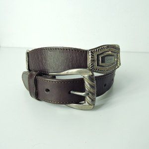 Relic | Accessories | Vintage Relic Belt Brown Genuine Leather ...